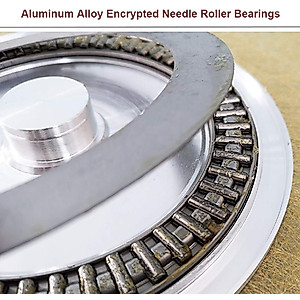 Heavy-dutyTempered Glass Lazy Susan Turntable, Round Rotating Tray For Dining Table, Kitchen Rotatable Service Plate, Restaurant Rotating Turntable (Color : Plastic Steel, Size : 70CM/27.5in)