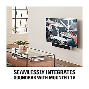 Samsung HW-Q990C 11.1.4ch Soundbar with Rear Speakers and Dolby Atmos with a Sanus SASB1-B1 Soundbar Mount; Holds up to 20LBS (2023)