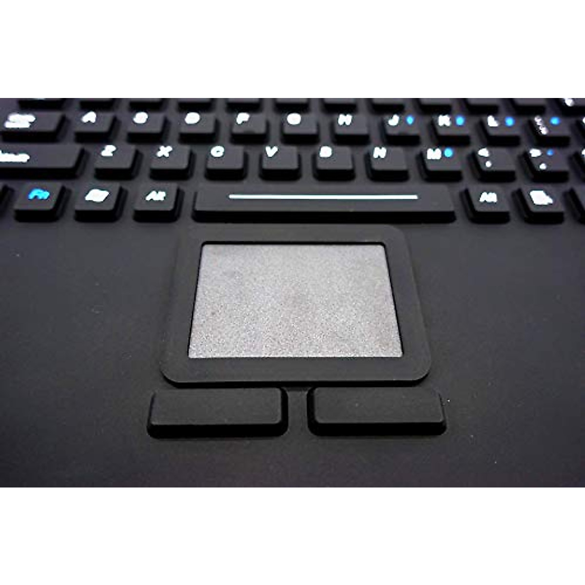 Industrial Computers Inc. Mini Keyboard with Touchpad IP68 Waterproof Rugged Silicone KBSI-87-TP