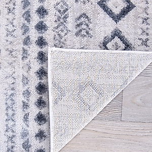 Rugshop Tribal Bohemian Vintage Area Rug 5' x 7' Cream