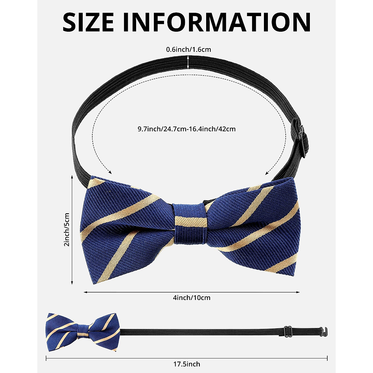 Zhanmai 20 Pcs Boys Bow Ties Pre-tied Bow Ties Bulk with Adjustable Neck Band for Kids Wedding Birthday Party(Cute Style)