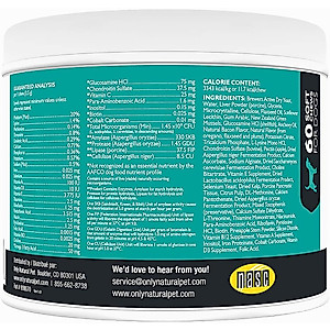 Only Natural Pet Ultimate Daily Vitamins - Complete Multivitamin Supplement for Dogs Balanced Health & Vitality - Senior Small & Large Canine Food Immune Digestive Support -60 Soft Chews (Pack of 2)