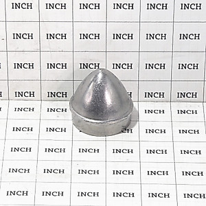 Chain Link Fence 1 5/8" External Acorn Post Caps | Die Cast Aluminum Caps | Chain Link Caps | (Pack of 10)