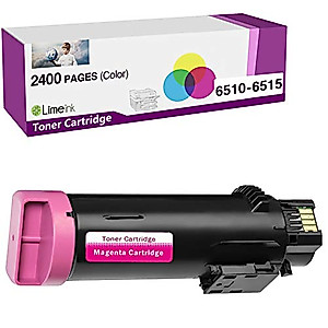 Limeink 1 Magenta Compatible High Yield Laser Toner Replacement Cartridges for Xerox Phaser 6510 Workcentre 6515 Printer 6515/dn 6515/dni 6510/dn dni