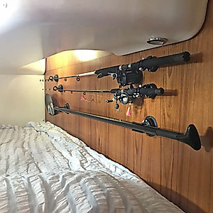 RAILBLAZA G-Hold 50 mm Black Push Pole, Fishing Net Holder