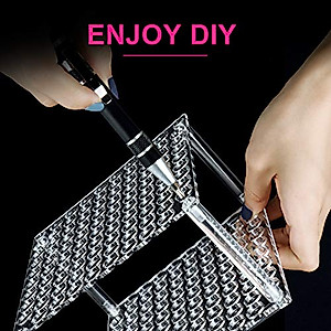 96 Hole Pencil Brush Holder Acrylic Pen Holder Desk Stand Organizer for Pencils Paint Brushes Markers Display and Home Storage (2 Pieces)