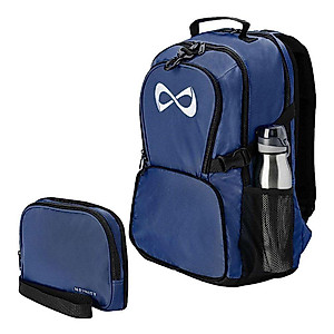 Navy Blue Classic Backpack - White Logo