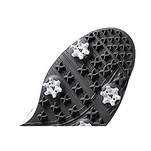 adidas Men's TECH Response 3.0 Golf Shoe, FTWR White/Dark Silver Metallic/Silver met, 10