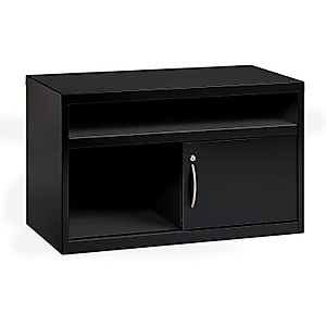 Global Industrial 36" Low Credenza with Door, Black