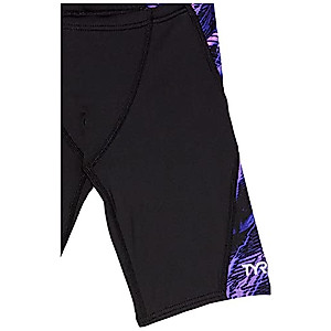 TYR Men's Standard Cadence Blade Splice Swimsuit Jammer, Purple, 26