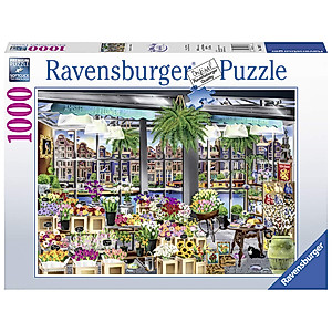 Ravensburger Amsterdam Flower Market 1000 Piece Jigsaw Puzzle for Adults & Kids Age 12 Years Up