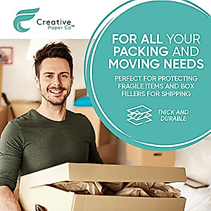 Made in USA Brown Kraft Paper Jumbo Roll 30" x 2400" (200ft) Ideal for Gift Wrapping, Art, Craft, Postal, Packing, Shipping, Floor Protection, Dunnage, Parcel, Table Runner, 100% Recycled Material