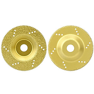 3.9" Diamond Grinding Disc, All Purpose Segmented Rim Diamond Blade for Cutting Rebar, Cast Iron, Concrete, Pavers, Tile, Granite, Laminate