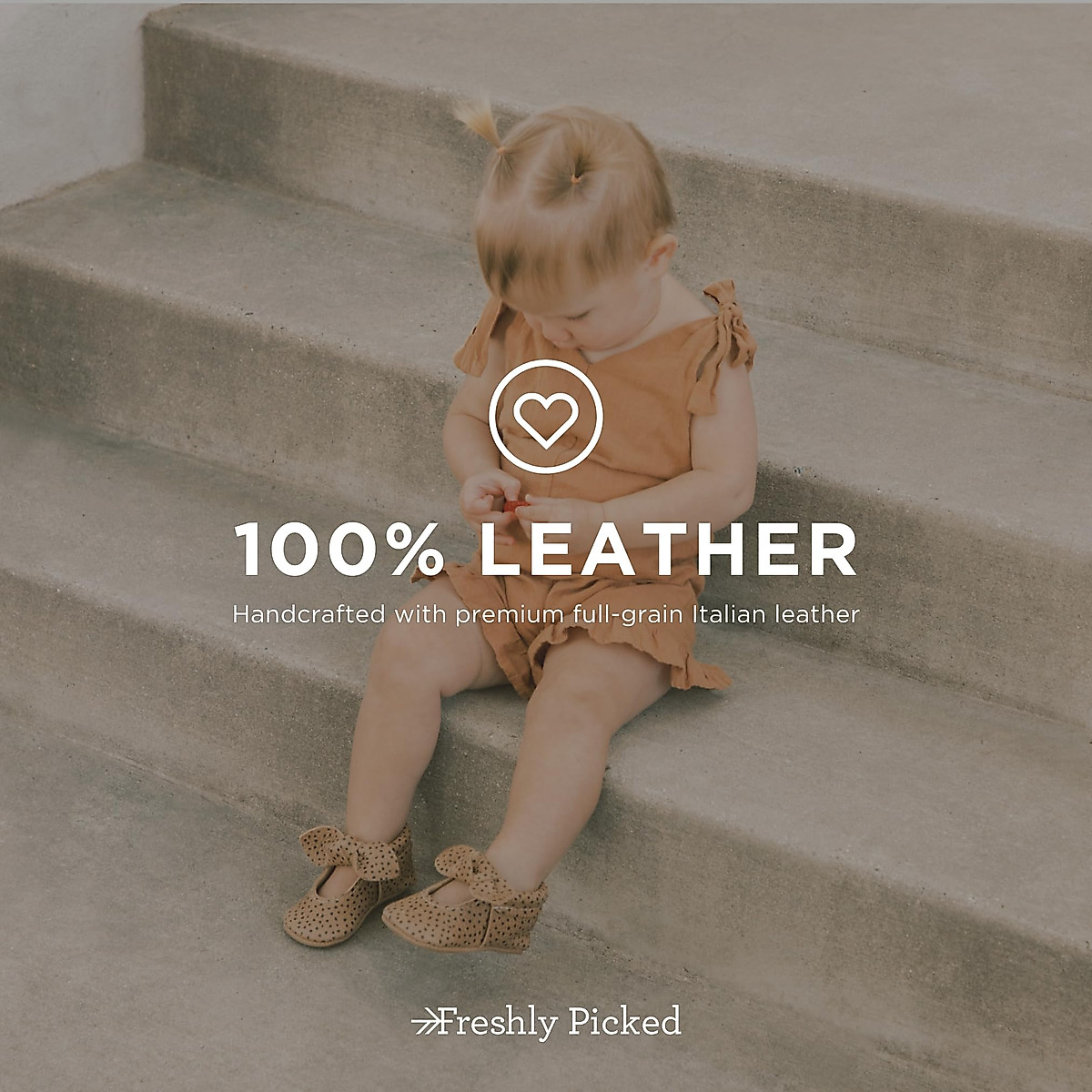 Freshly Picked Newborn Knotted Bow Moccasin Birch