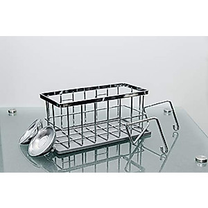 Heavy Duty Sink Caddy for Wet Dish Rag and Sponge Holder - Hang, Suction, or Counter Use - by Mary's House