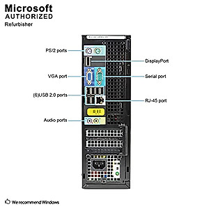 DELL Optiplex 990 SFF PC, Intel Core i5 Processor, 16GB RAM, 2TB HDD, DVDRW, WiFi, Bluetooth 4.0, Windows 10 Pro, LCD Monitor (Renewed)