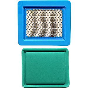 LEFITPA Replacement 491588S Air Filter Tune Up Kit Spark Plug for Champion for Briggs & Stratton 5121A 5121B 491435S RC12YC Fits Intek 5.5 thru 6.5 HP Engines