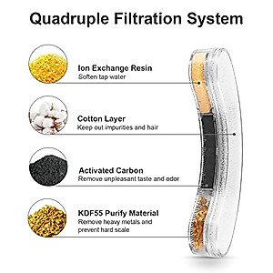 NPET WF210 Cat Water Fountain Stainless Steel, 50oz/1.5L Dishwasher Safe Pet Water Fountain with Visible Window, Ultra Quiet Automatic Cat Water Dispenser with Light for Cats Inside(Without Adapter)