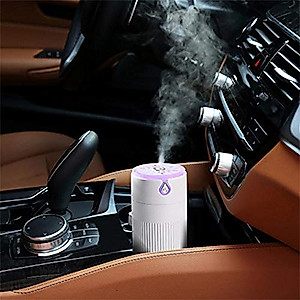 LEIGONG Desktop Portable Mini Air Purifier, Remove 99.97% Smoke Dust,Secondhand Smoke, Multipurpose Air Cleaner for Home, Bedroom, Office Car(Pink)