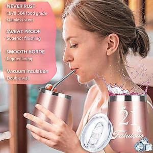 21st Birthday Gifts For Her - Happy 21 Year Old Gift Box for Women, Best Friends, Female Daughter, Sister, Girlfriend, Coworker, Bestie - Unique Basket