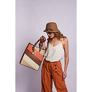 Trendy, Stylish, and Fashionable Chek Jawa shoulder Tote Bag for women’s, large size - Leather Handbag.