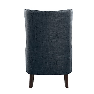 Lexicon Wallace Fabric Wingback Accent Chair, Indigo