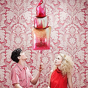 HORUIUS Red Lips Balloons Lipstick Balloons Red Kiss Lips Balloons Shaped Foil Mylar Balloons for Birthday Bridal Shower Valentine's Day Wedding Party Marriage Engagement Decorations 4PCS