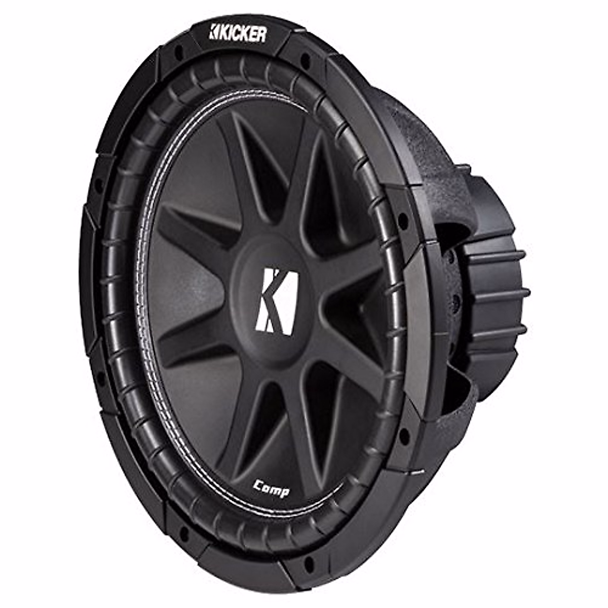 Compatible with 2009-2020 Ford F-150 Super Cab Truck Kicker Bundle Comp C12 Single 12" Sub Box Enclosure & Harmony HA-A400.1 Amp