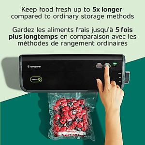 FoodSaver 1-Gallon Precut Vacuum Seal Bags with BPA-Free Multilayer Construction for Food Preservation & Sous Vide, 13 Count - FSFSBF0316-000,Clear