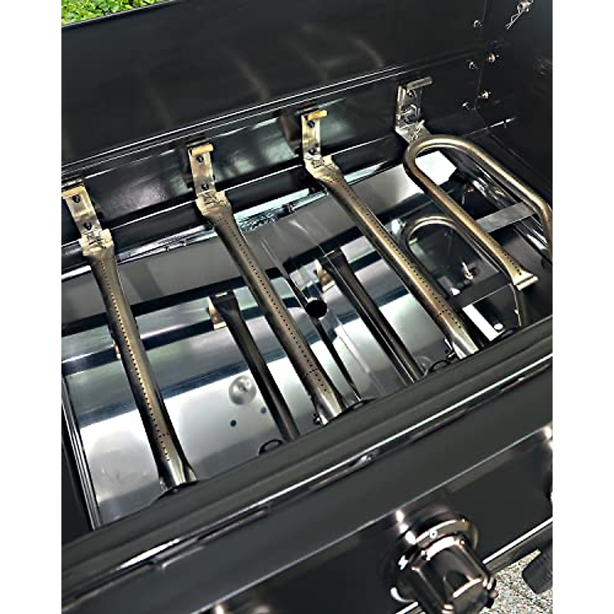 Grease Tray with Catch Pan - Universal Drip Pan for 5/6 Burner Gas Grill Models from Dyna Glo, Nexgrill, Expert Grill, Kenmore, BHG and More - Stainless Steel Grill Replacement Parts(30"-36")