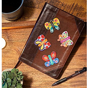 Hope Piece Joy Love Colorful Butterfly 2 x 1.5 Vinyl Decorative Magnetic Bookmark