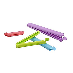 Tmflove 12 PCS Sealing Clips for Food and Snack Bag(2.75 in, 4.33 in, 6.29 in)