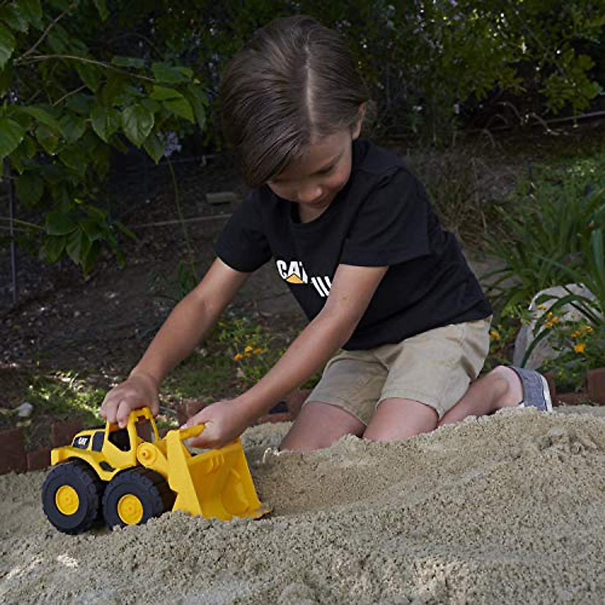 CAT Construction Toys, Construction Fleet 10" Front Loader Toy - Real Working Parts, Indoor/Outdoor, Sturdy Plastic Construction for 2+ Year Old Boys
