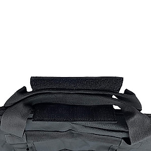 Silfrae Compound Bow Case Soft Bow Padded Case Light-Weight Bow Carry Bag with Arrow Pocket (Black, Small)