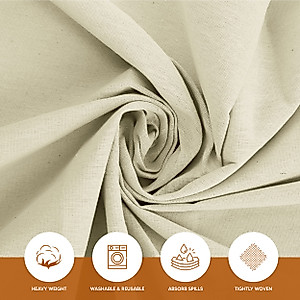 Utopia Drop Cloth for Painting (9x12 ft, 1 Pack) Washable and Reusable Canvas Fabric for Furniture & Floor Protection Highly Absorbent Paint Cover - Duck Dropcloth for Outdoor and Indoor Use