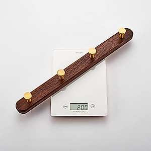 Wood Wall Mount Hooks, Modern Coat Hooks, Coat Rack Wall Mounted Hangers for Clothes, Keys, Plants, Towels, Wooden Hat Hooks for Entryway, Bathroom