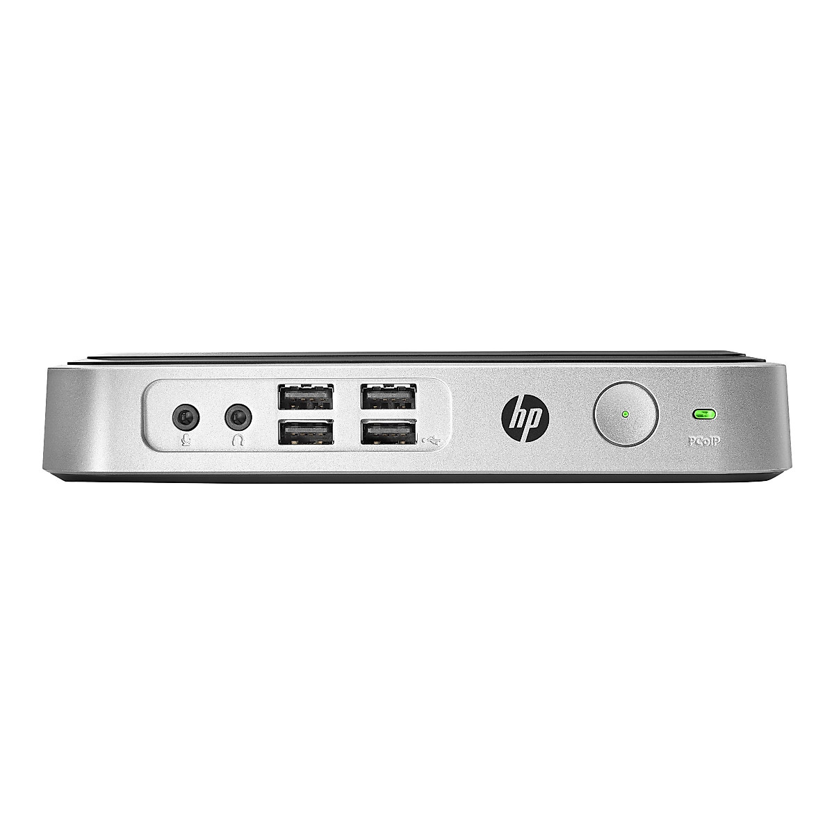 HP 2FU10AT#ABA T310 G2 Zero Client Slimline Desktop, 512MB RAM, 32GB Flash Storage, Black/Silver