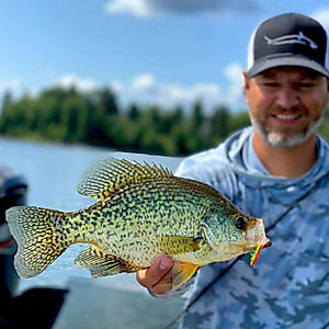 Northland Fishing Tackle Puppet Minnow Darting Fishing and Ice Fishing Lure for Walleye, Pike, Trout, and Panfish, UV Pink Tiger, 1/4 Oz, 1/Cd