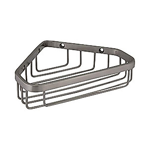 Design House Corner Shower Basket, 6-inch, Stainless Steel