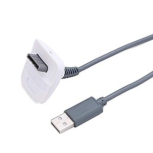 Cotchear 6ft Magnetic Ring USB Charging Cable for Xbox 360 Controllers Machine Accessories Charing Cable