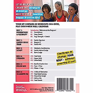 Walk Strong 3: The Complete 8 Week Home Fitness Program for Women Ultimate DVD Collection [20 Workouts on 6 discs, wall calendar included]