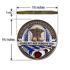 Fallen Hero Challenge Coin · Fallen Soldier Memorial Challenge Coin