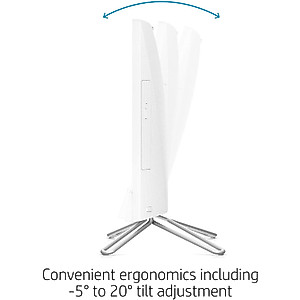 HP 24" FHD All-in-One Desktop, AMD Athlon Silver 3050U Dual-Core, 20GB RAM 1TB SSD, AMD Radeon Graphics, WiFi, Bluetooth, Webcam, DVD-RW, Windows 11 Pro