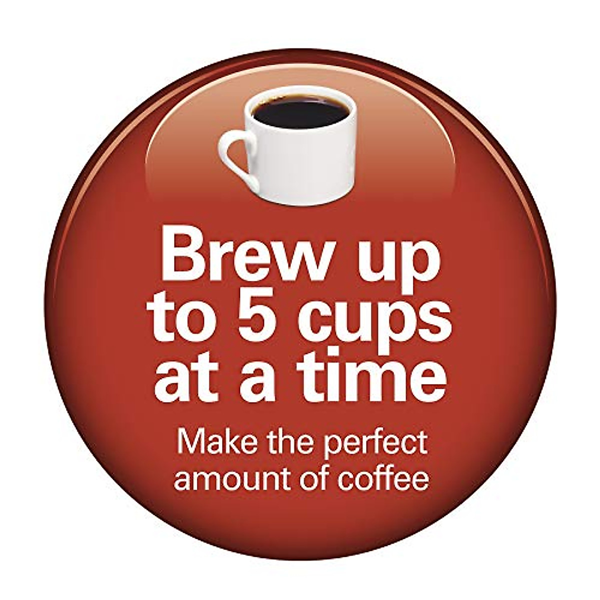 Hamilton Beach 5 Cup Compact Drip Coffee Maker with Programmable Clock, Glass Carafe, Auto Pause and Pour, Black & Stainless Steel (46111)