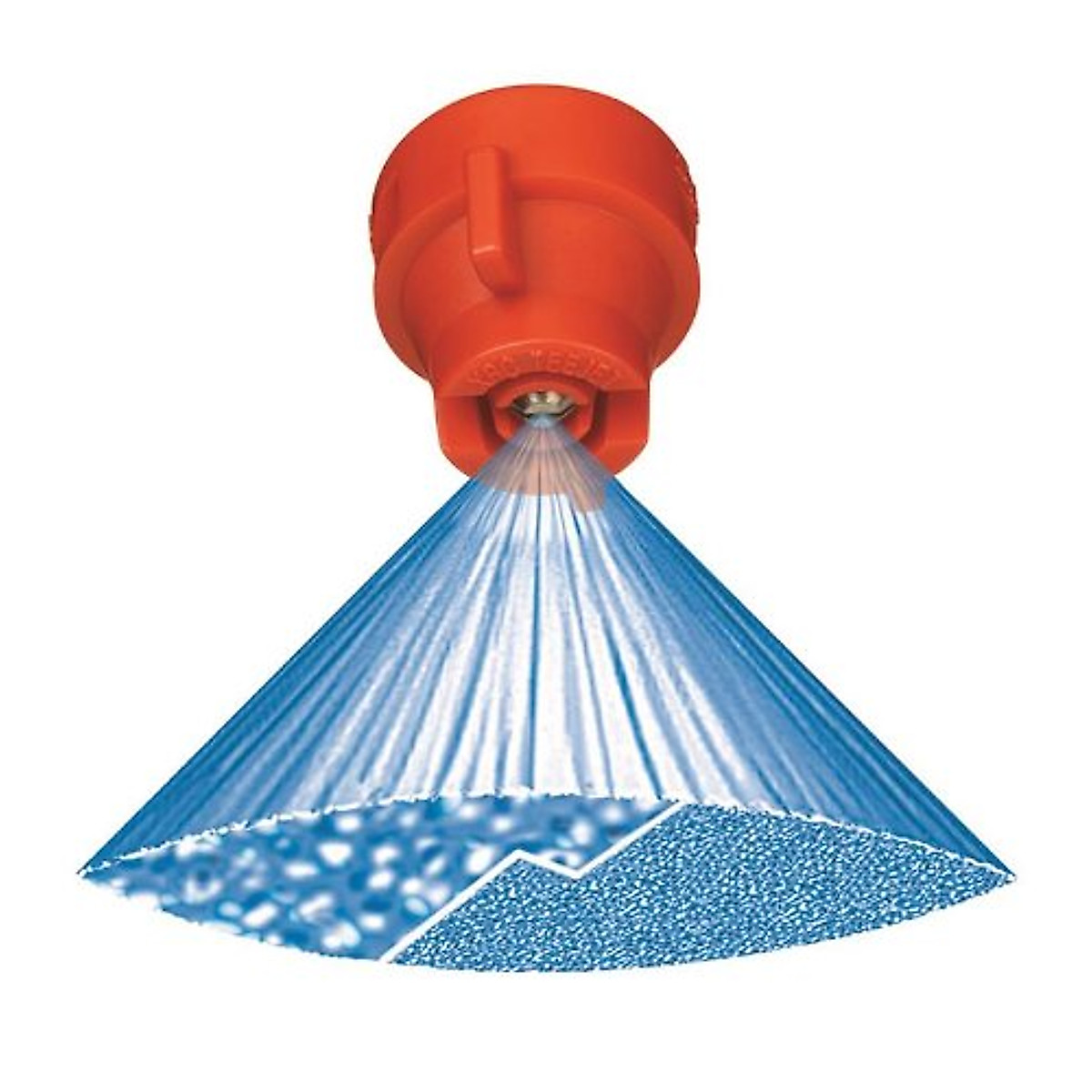 TeeJet XRC11004-VS TeeJet Tip/Cap 110 Degree Extended Range - Stainless Steel - Red