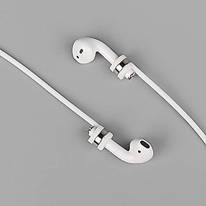 Guran 360° Strong Magnetic earphone Strap Anti-Lost Cord Sports String for Airpods 3rd 2nd Generation Pro 3 2 1(White)