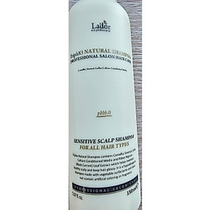 LA'DOR TripleX 3 Deep Cleansing Shampoo for Dry Itchy Sensitive Scalp Dandruff w/Tea Tree Lemon Lavender Sulfate-free Korean Hair Care 10 Fl Oz