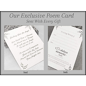 Cuddly Children's Sympathy Gift for Grieving Child, Stuffed Animal Angel Bear Plush with Gift Bag and Card for Memorial Funeral Present, Comfort Children for Loss of Loved One