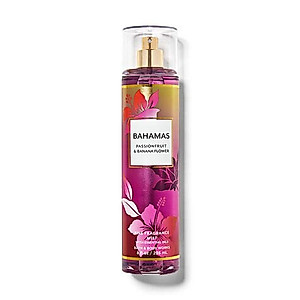 Bath and Body Works Bahamas Passionfruit & Banana Flower 3 Piece Set Shower Gel, Body Cream, Fine Fragrance Mist