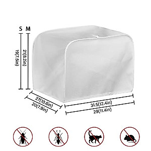 JEOCODY Christmas Santa Claus Toaster Bread Maker Cover Quilted Toaster Cover 2 Slice Kitchen Small Appliance Covers, Toaster Cover Fits for Most Standard 2 slice Toasters